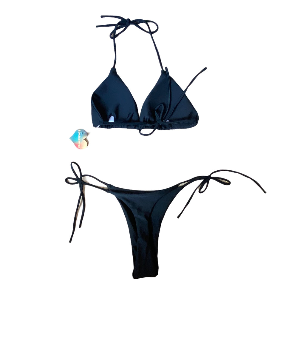 Beach Bunnies ‘X’ Thong Bikini Set